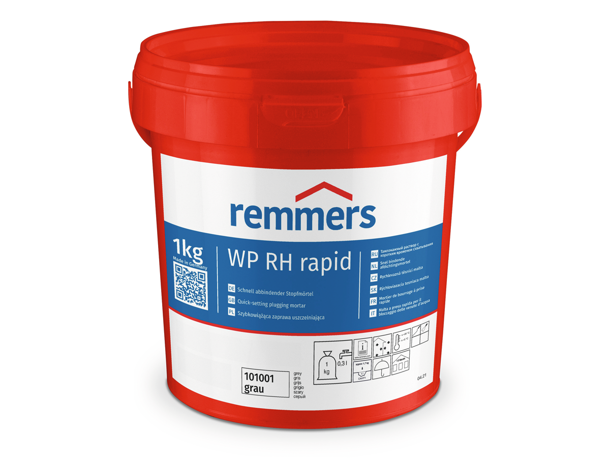 WP RH Rapid – Rapid-setting waterproofing mortar | Remmers