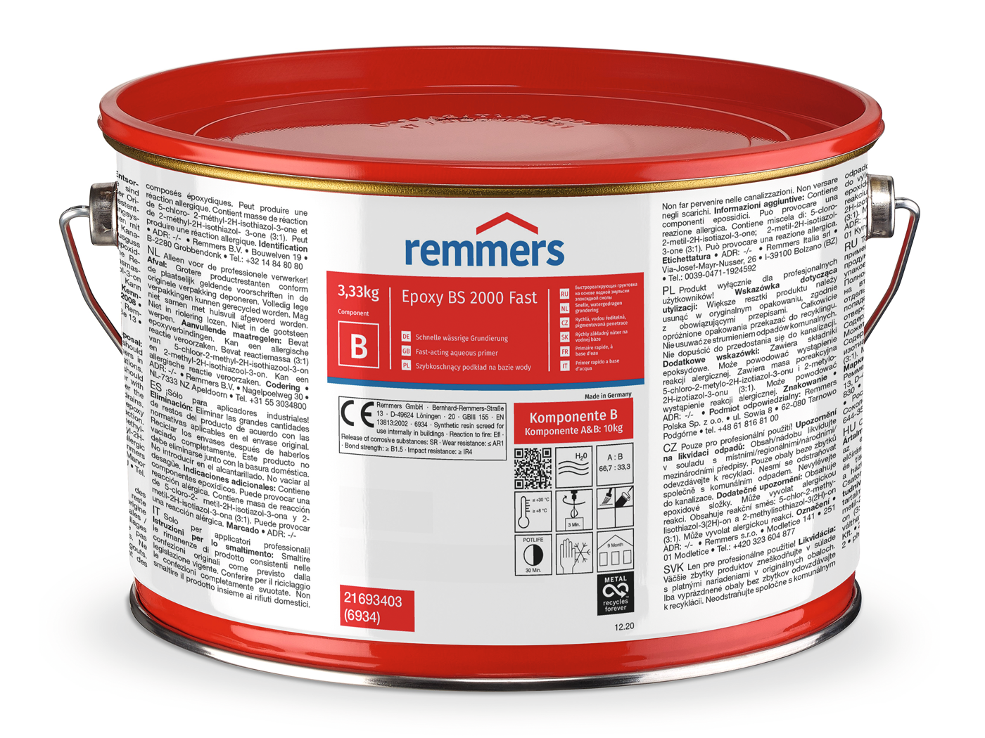 Epoxy BS 2000 Fast : Snelle, watergedragen grondering | Remmers