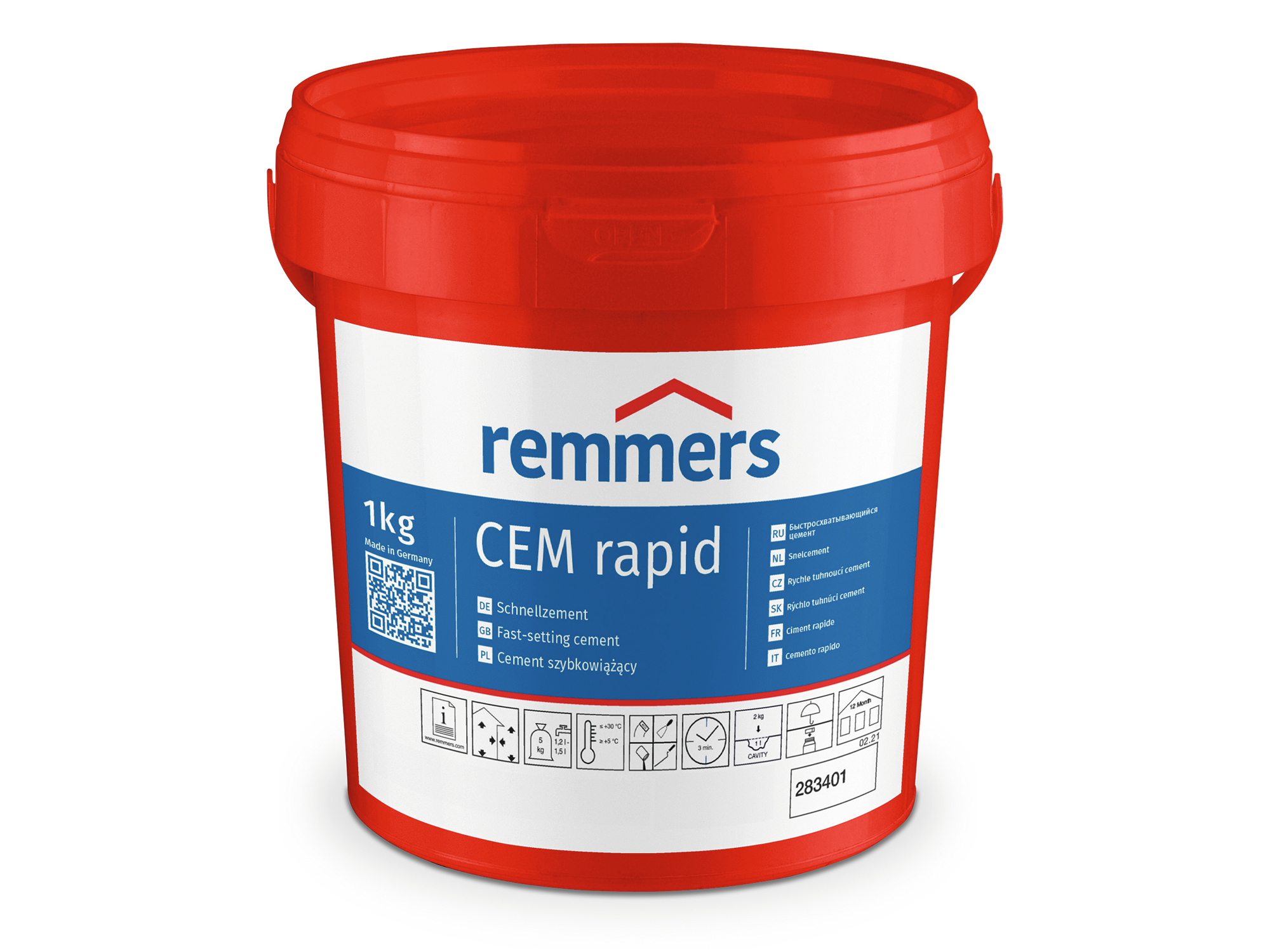 Cem Rapid – Fast-setting cement for patching and... | Remmers