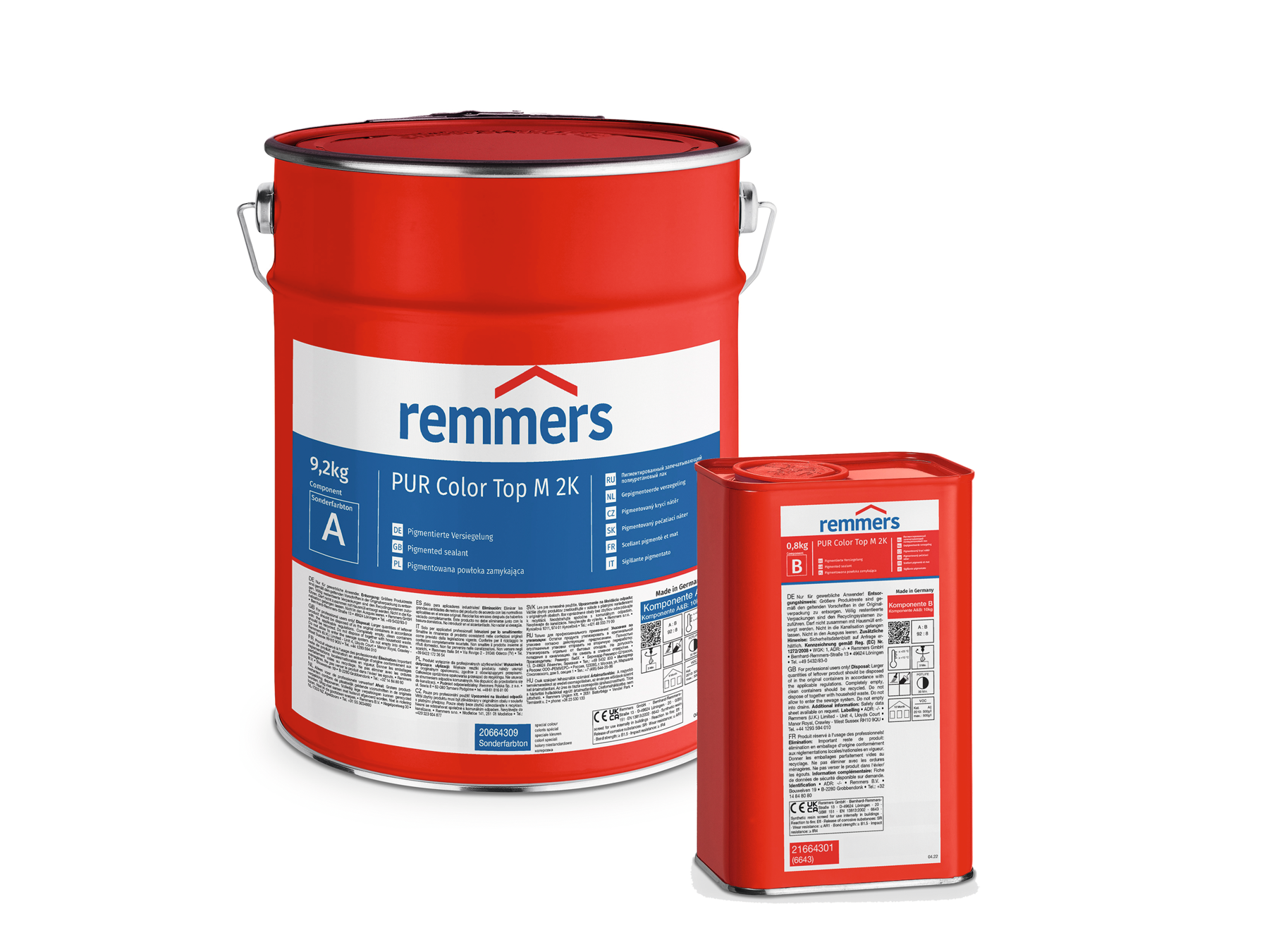 PUR Color Top M 2K – Versiegelung für gewerbliche Böden | Remmers