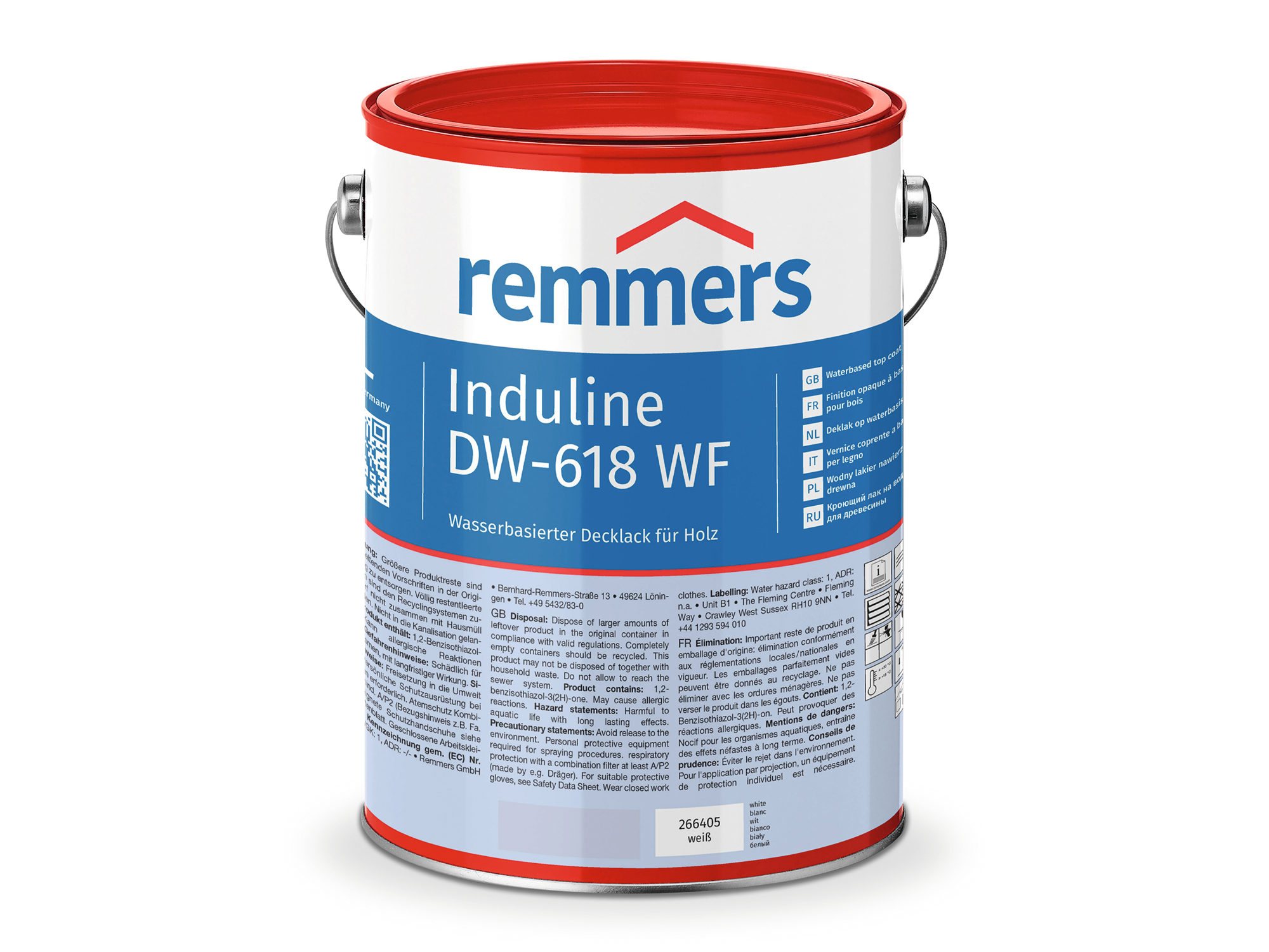 Induline DW-618 WF : Opaque coating system for wood | Remmers