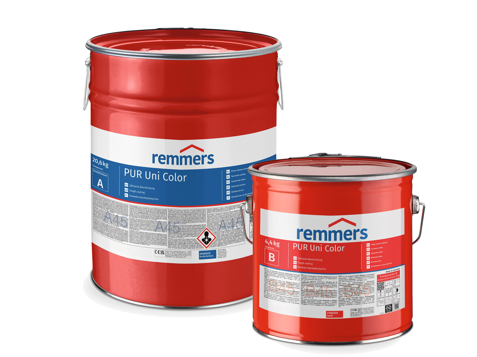 PUR Uni Color – Monochrome PU coating for floors | Remmers