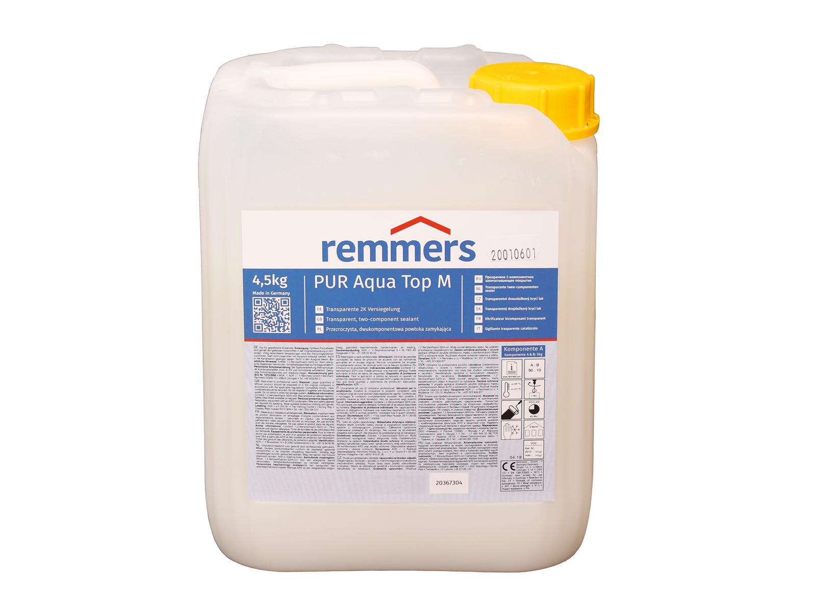 PUR Aqua Top M : Transparent, two-component sealant | Remmers